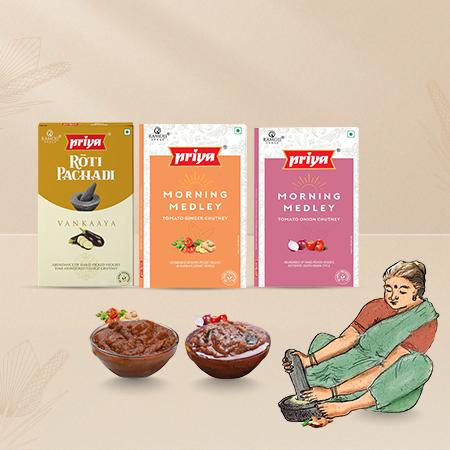 Roti pachadi | Buy roti pachadi online – Priya Foods