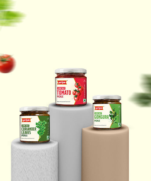 Low Salt Pickles – Priya Foods
