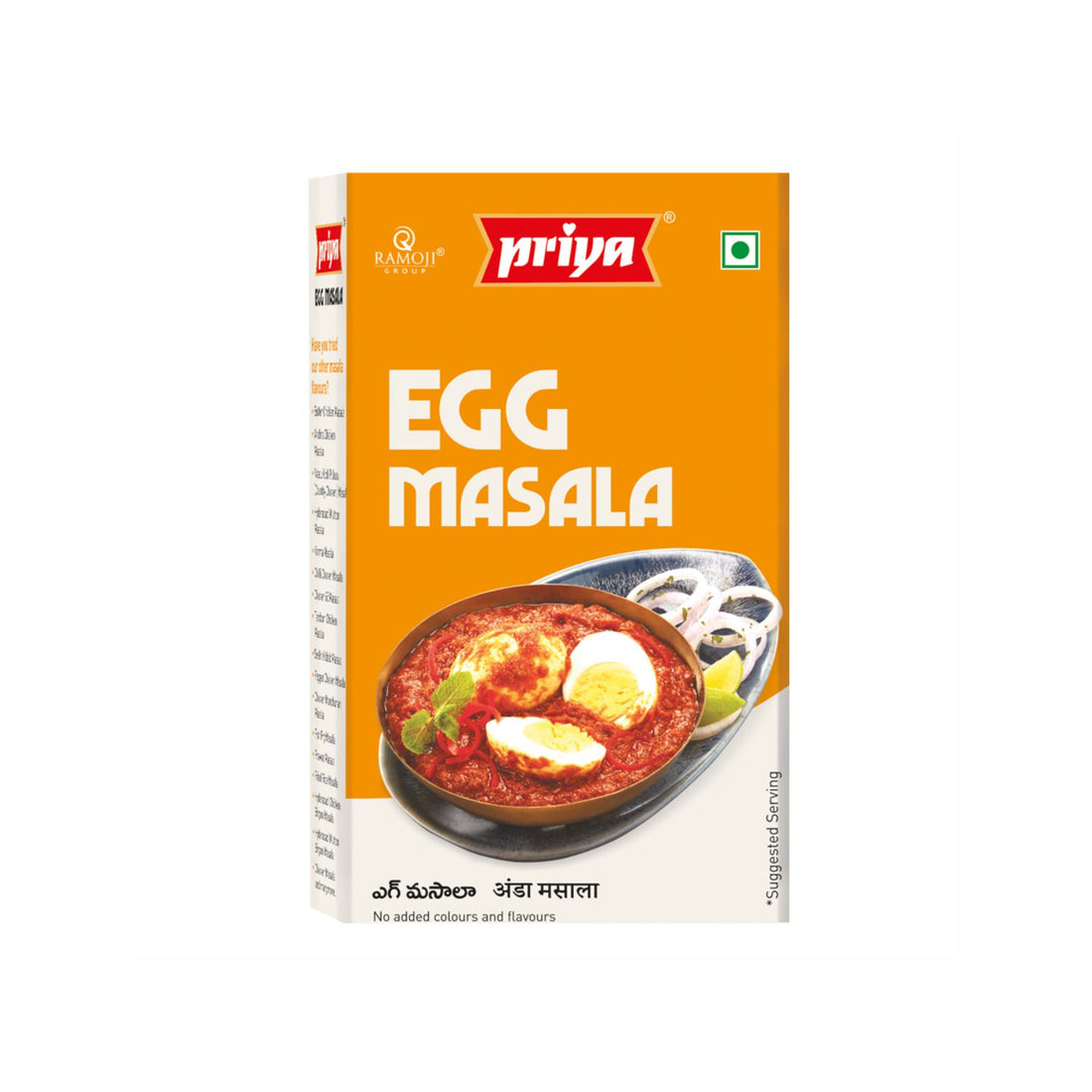 Egg Masala | Buy Egg Masala 50g Online | Priya Foods