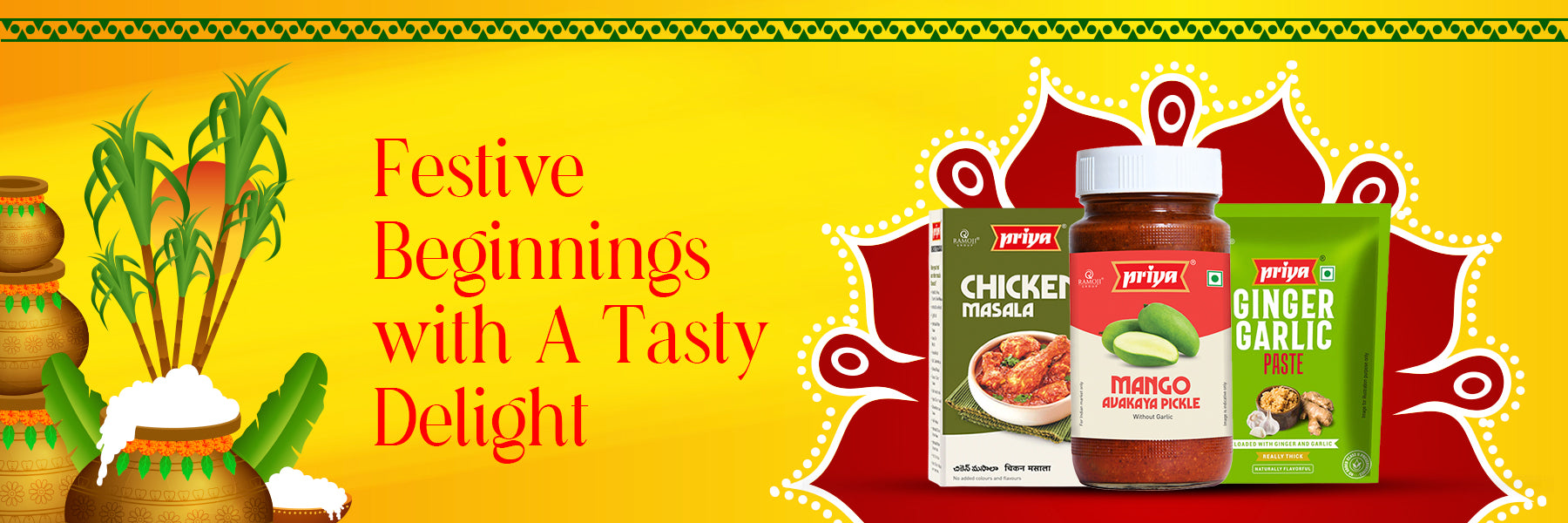 Buy Indian Pickles, Masalas & Instant Mixes Online | Priya Foods