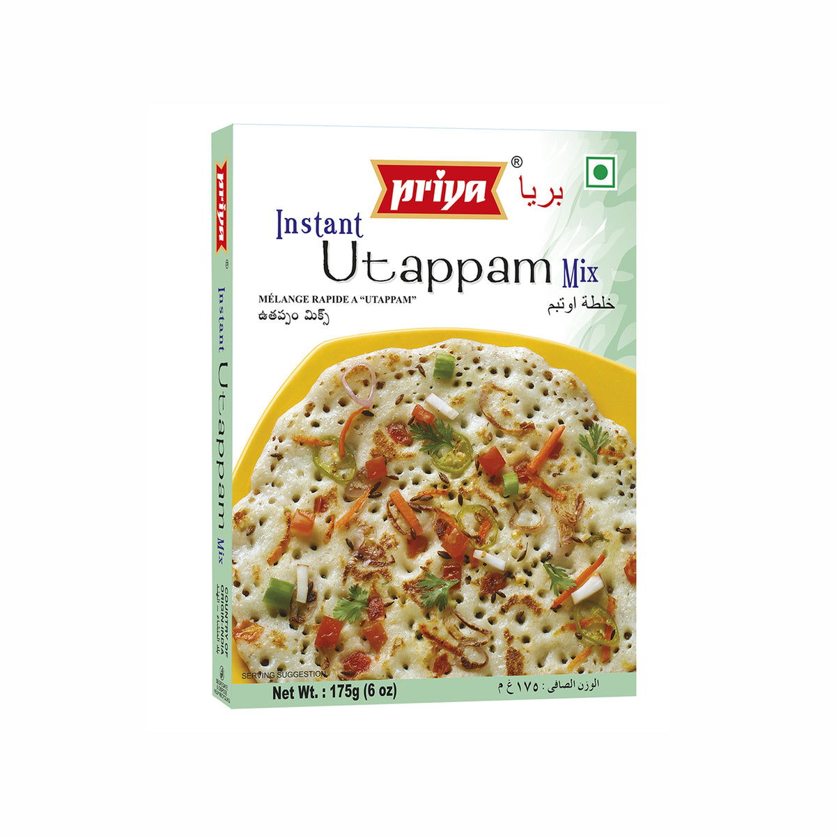 Utappam | Buy Instant Utappam Mix Online | Priya Foods