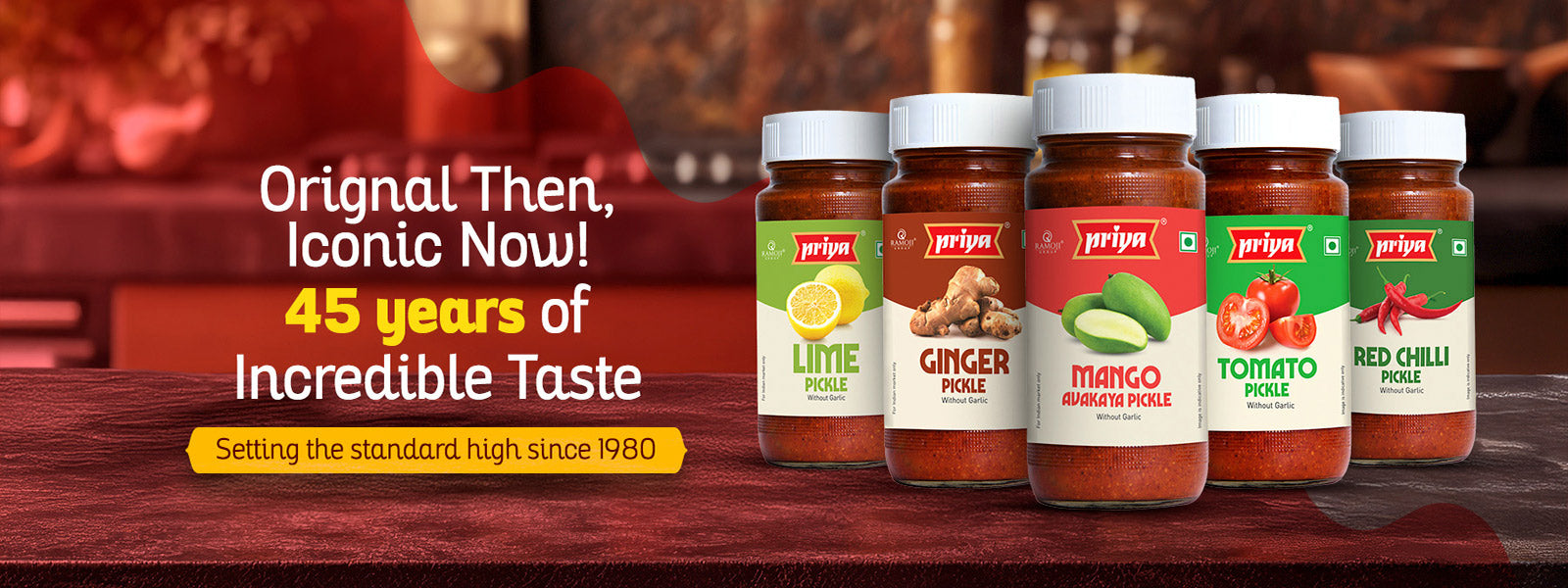 Priya Foods| Buy Pickles, Masalas, Instant Mixes, Roti Pachadi Online